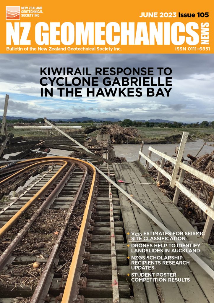 NZ Geomechanics News Issue 105 June 2023 - New Zealand Geotechnical Society